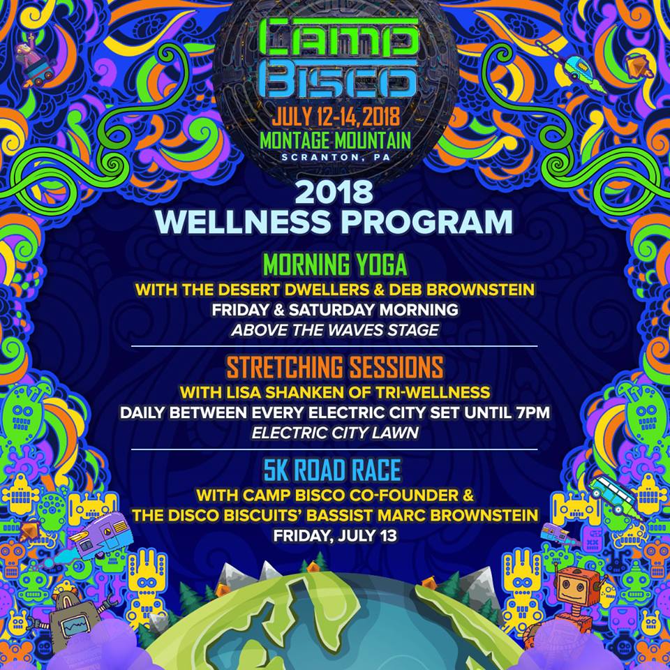 Stretch, Run and Yoga with the Camp Bisco Wellness Program • MUSICFESTNEWS