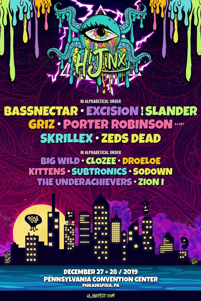 Hjinx Unleashes Official 2019 Lineup! • MUSICFESTNEWS