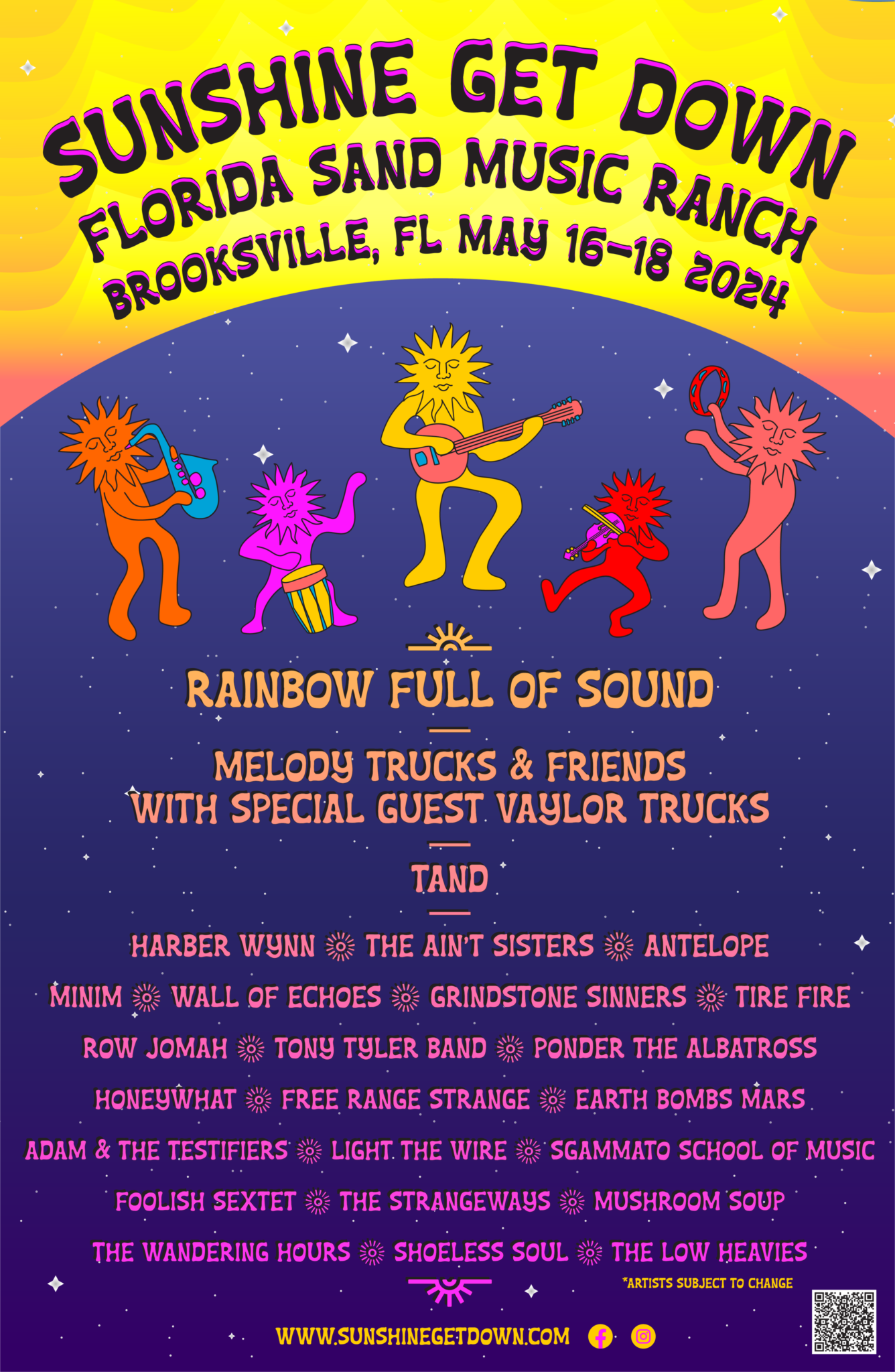 Sunshine Get Down at Florida Sand Music Ranch Lineup Announced ...