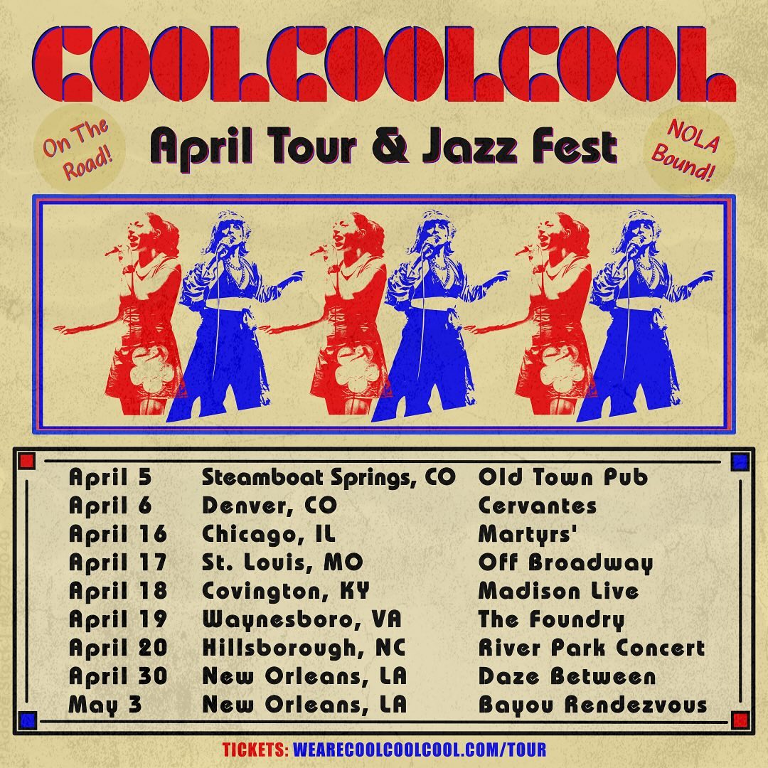 Cool Cool Cool: Never Noticed Tour And LOTS More! • MUSICFESTNEWS