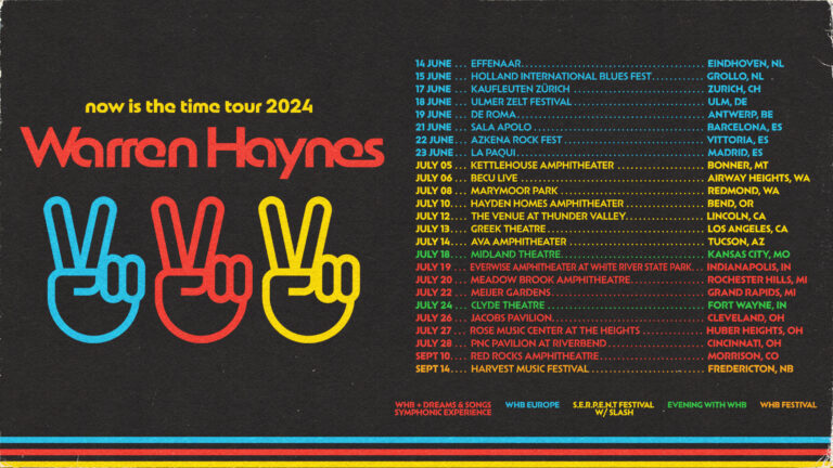 Warren Haynes Band on the Now is the Time Tour • MUSICFESTNEWS