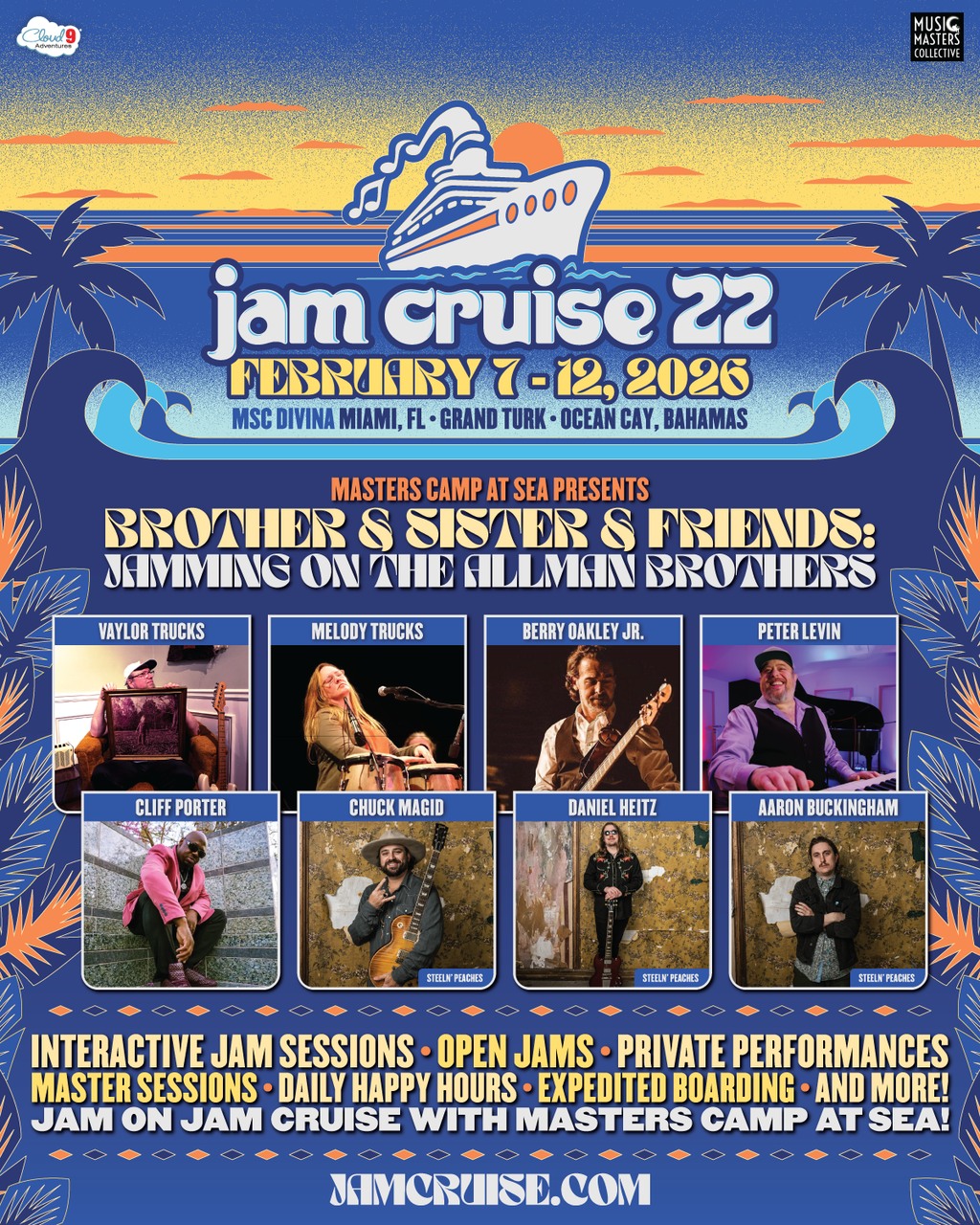 Jam Cruise: Masters Camp at Sea • MUSICFESTNEWS